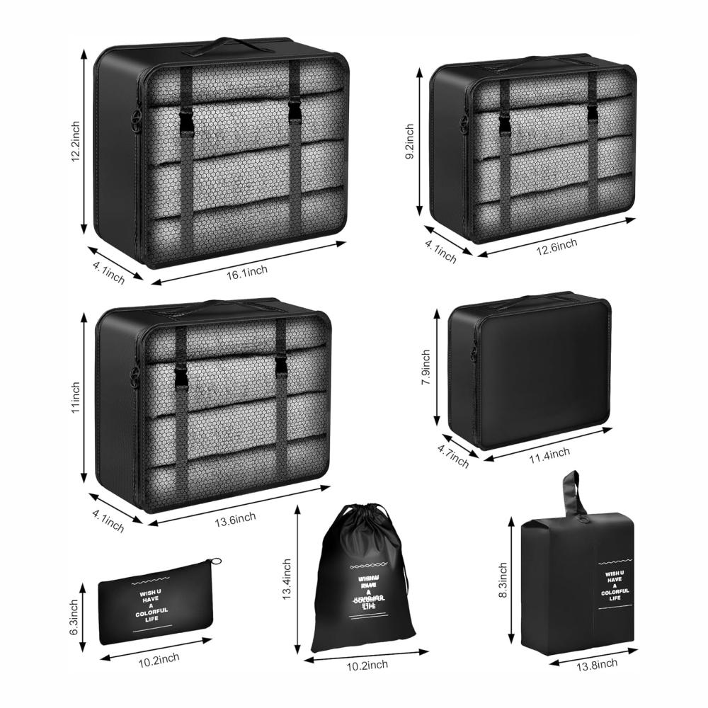 carulla.com | Organizador De Ropa Para Maleta De Viaje 7 Piezas | Carulla