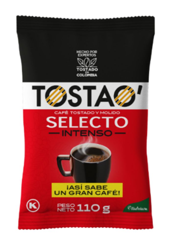 carulla.com | Café TOSTAO intenso tostado y molido (110 gr)
