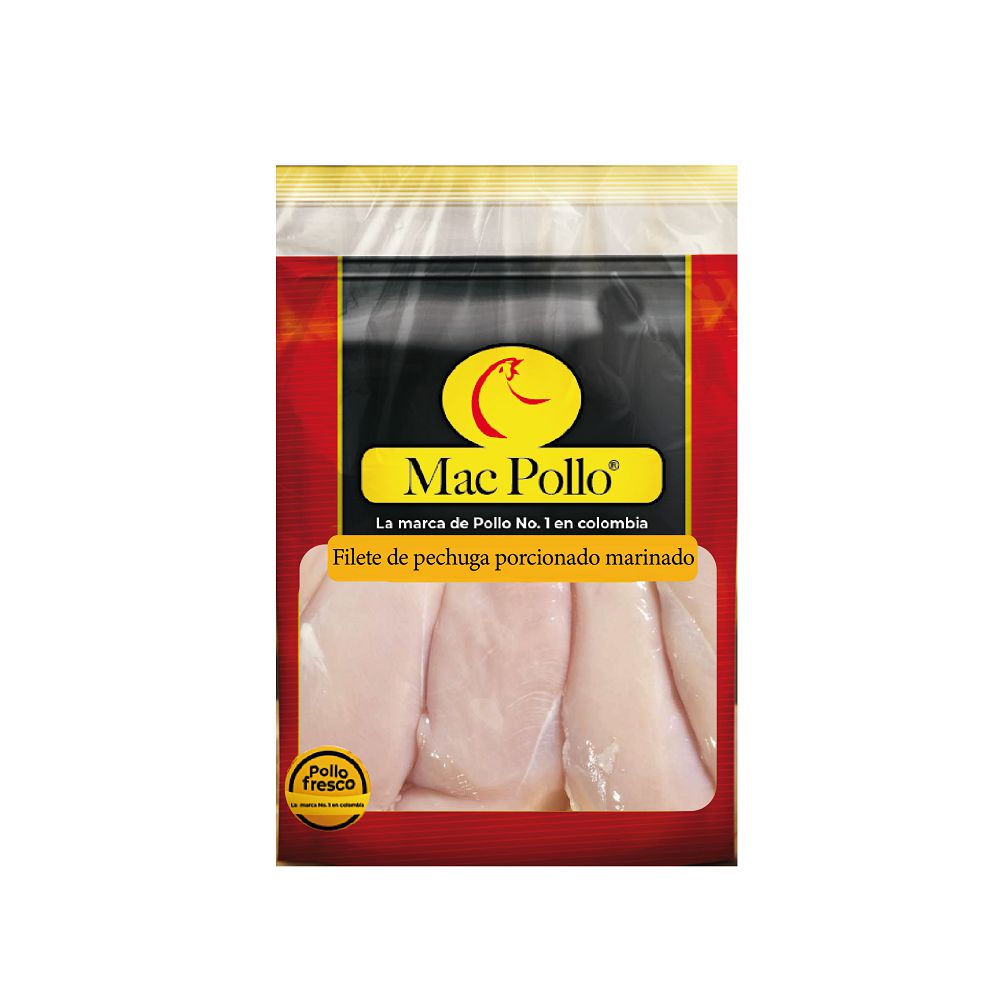 Filete de pechuga de pollo MAC POLLO refrigerado x10und img #1