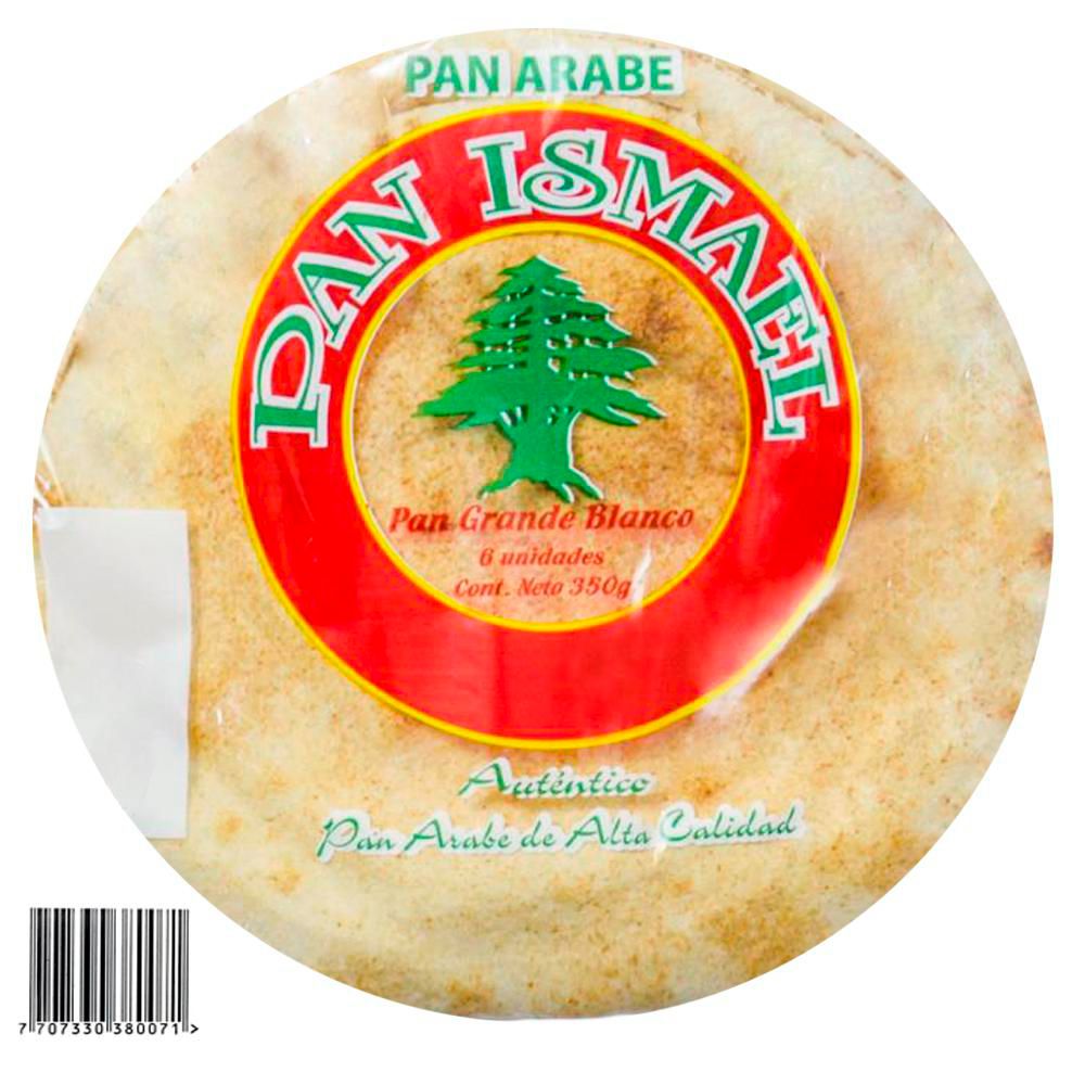 pan arabe grande blanco 350 gr