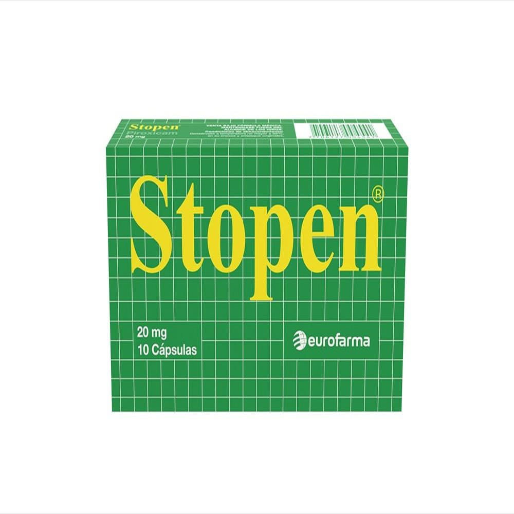 Stopen Piroxicam 20Mg Cap Oral Caj 10 Cap 1 U