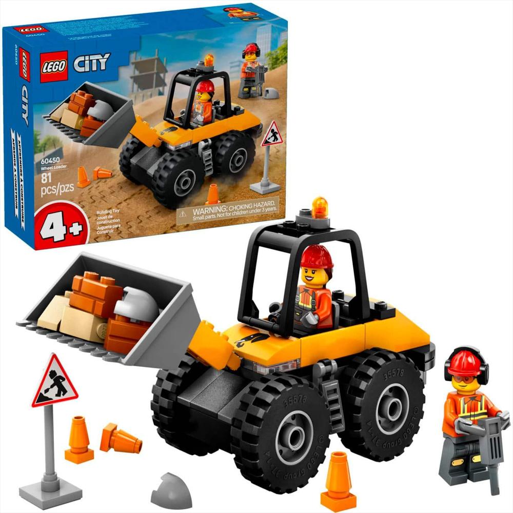 Lego City Yellow Construction Wheel Loader 60450 img #2