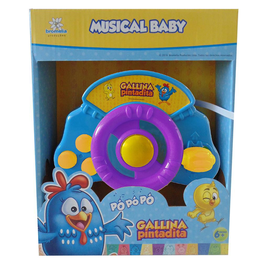 TIMON MUSICAL MORADO GALLINA PINTADITA TIMON MORA img #2